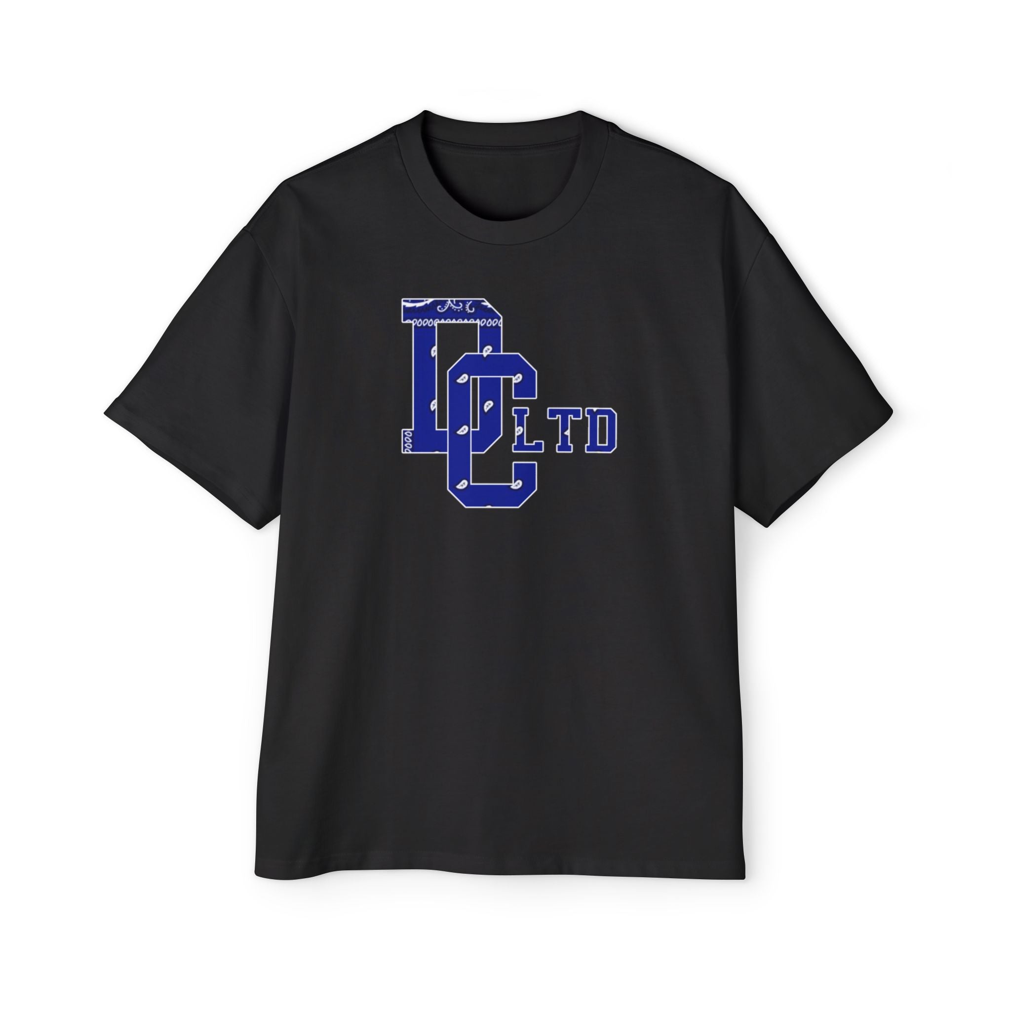 DCL LA Style Blue Bandana Black Tee – Dspize Clothing Limited
