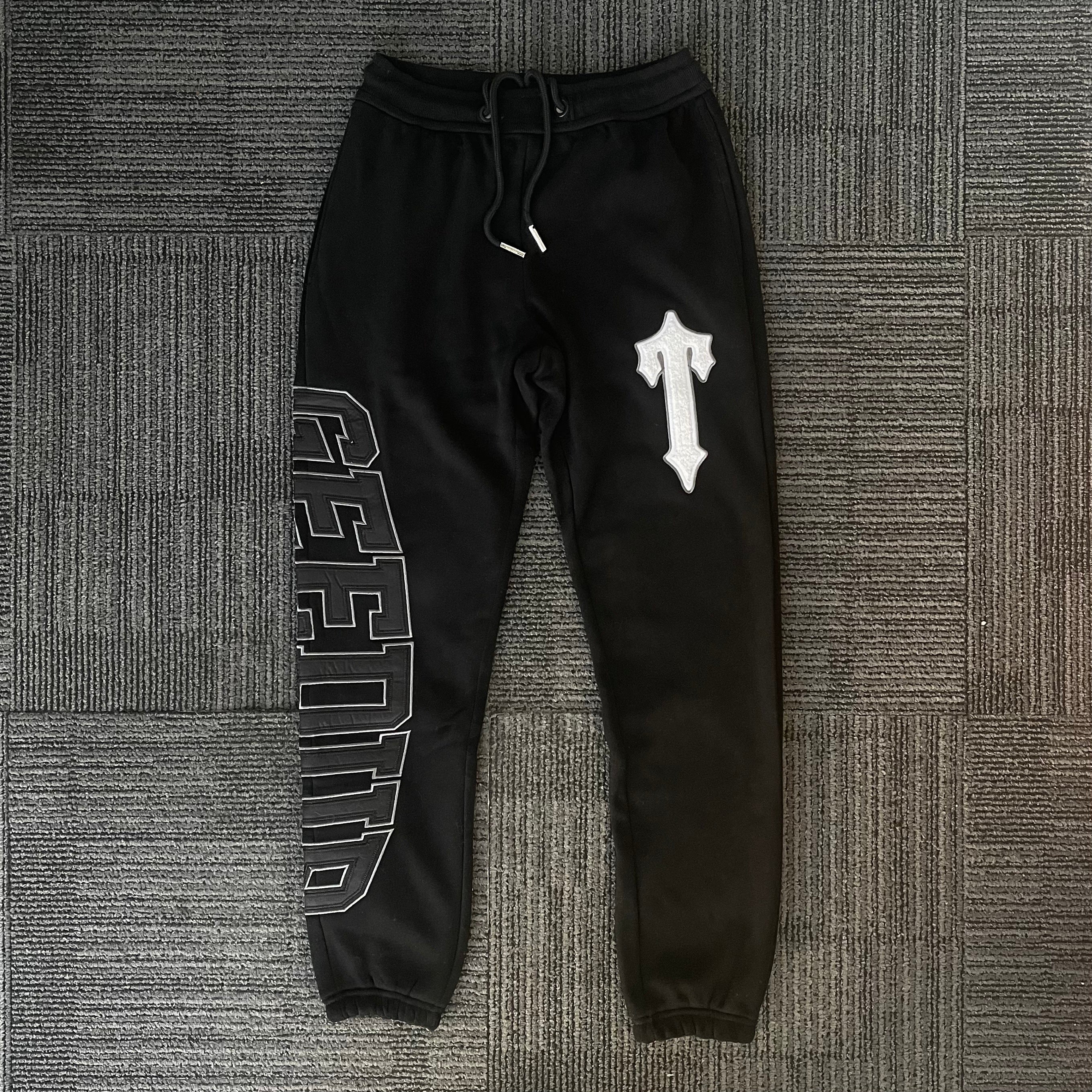 Geedup Co x Trapstar Team Logo x Irongate T Track Pants - Black/White ...