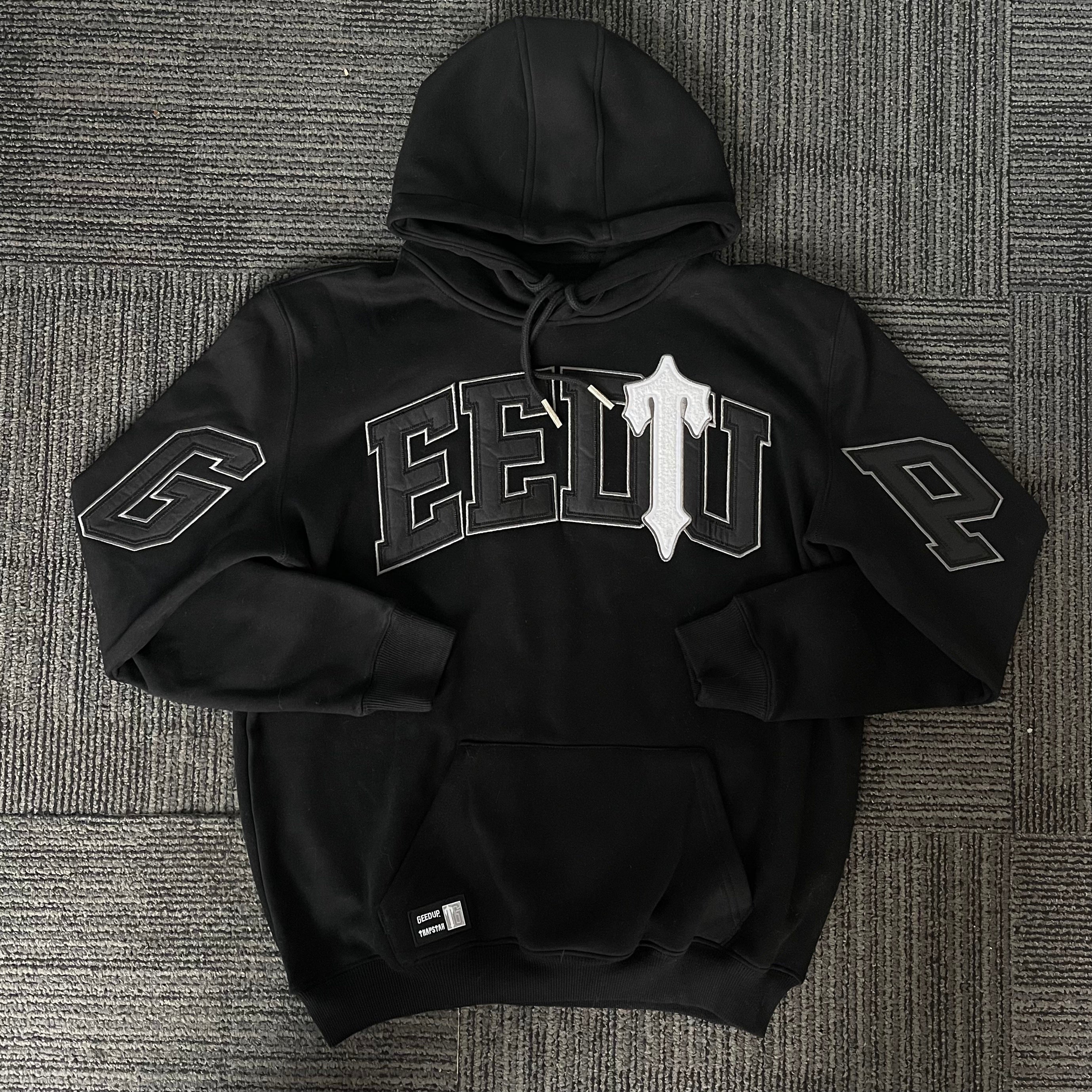 Geedup Co x Trapstar Team Logo x Irongate T Hoodie - Black/White (2025 ...